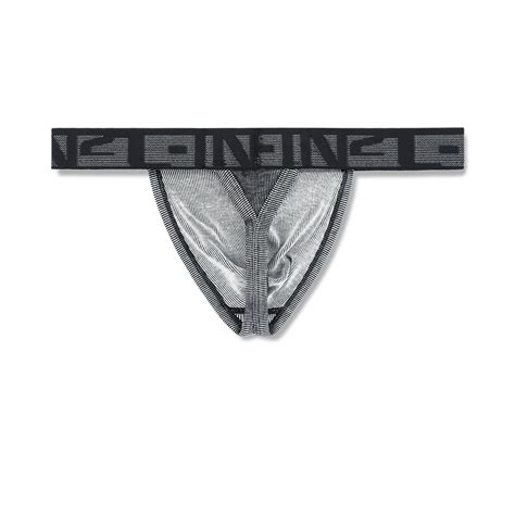 C In2 Undertone Thong Newsprint Black C In2 New York