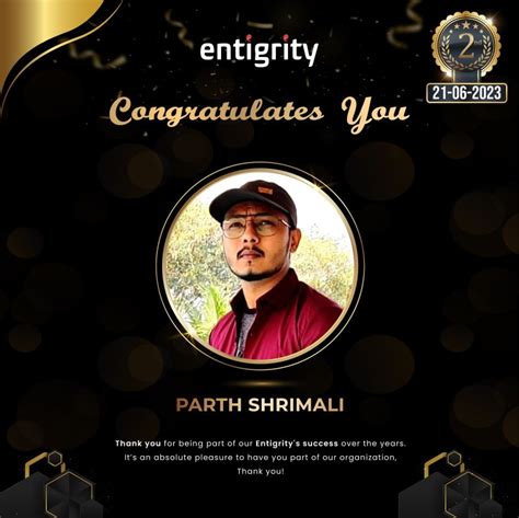 Parth Shrimali On Linkedin Entigrity Greatful Teamworkmakesthedreamwork 39 Comments