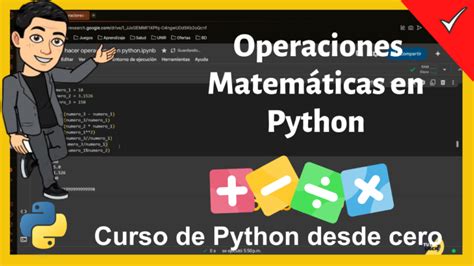 💡 Cómo Hacer Operaciones Matemáticas En Python Cap 8 2025