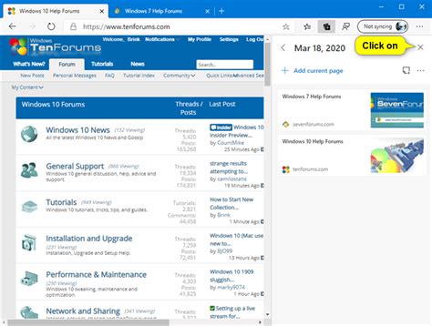 how to add web page to collection in microsoft edge chromium tutorials