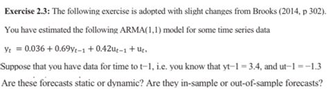 Solved Exercise 23 The Following Exercise Is Adopted With