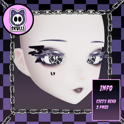 Fallen Angel Face And Eye Texture For Cicis Head