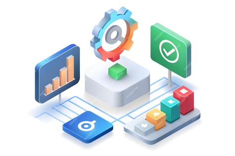 3d Ai Icon And Qa Metrics Symbol For Ai System Monitoring And Analysis