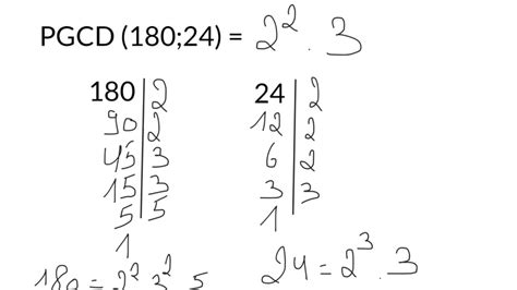 Pgcd Et Ppcm Youtube