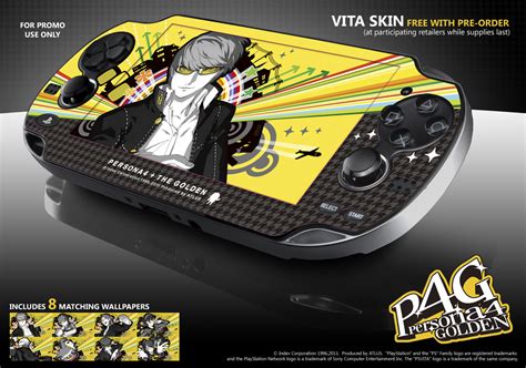 Pre Order Persona 4 Golden Get A Free Ps Vita Skin Gematsu