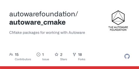 Github Autowarefoundationautowarecmake Cmake Packages For Working