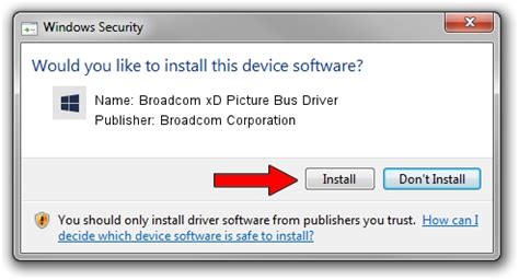 Download And Install Broadcom Corporation Broadcom XD Picture Bus Driver Driver Id 2166044
