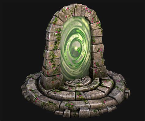 Artstation Teleport Portal In The Forest For Unreal And Unity Game