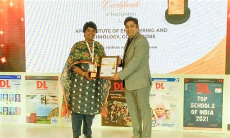 Kpr Institute Of Engineering And Technology On Linkedin Congratulations Elets Higher