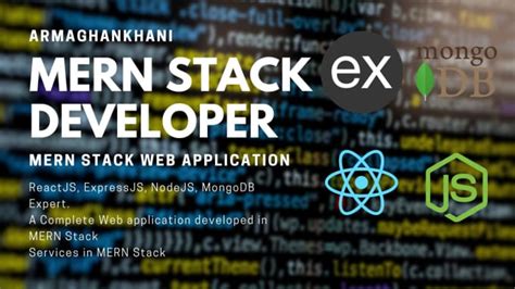 Be Your Mern Stack Developer By Armaghankhani Fiverr