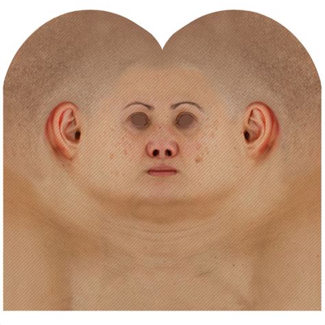 Female Head Texture Map 43