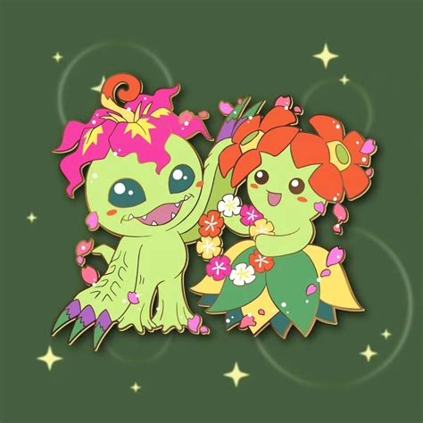Palmon Digimon Nintendo Pokemon Digimon Creature Flower Petals Pokemon Creature