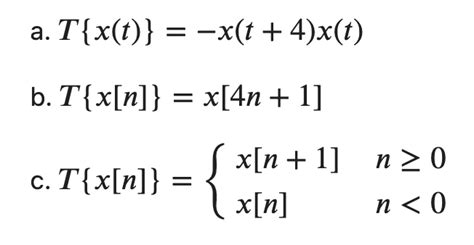 Solved Figure Out If Each Of The Systems Is Invertible If Chegg Com
