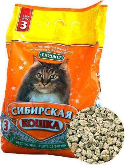 Купить Наполнитель Сибирская Кошка Бюджет впитывающий 3 л в Алматы Магазин на Kaspi Kz