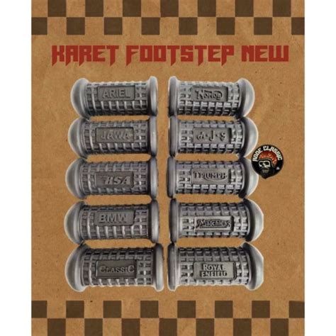 Promo Karet Footstep Motor Klasik Custom Dll Model Terbaru Diskon 23