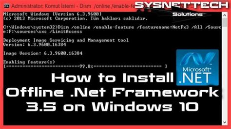 How To Install Microsoft Net Framework 35 Offline In Windows 10