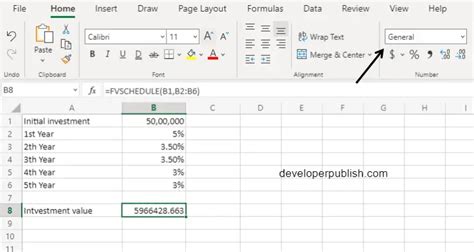 How To Use The Fvschedule Function In Excel Developer Publish