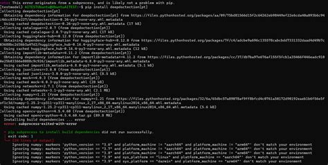 Linux Installation Issue Installation From Source · Issue 205 · Deepdoctectiondeepdoctection
