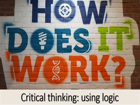 Critical Thinking Using Logic Teaching Resources