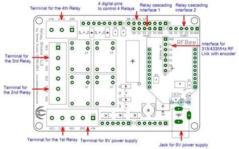 Arduino Relay Shield Circuit Diagram