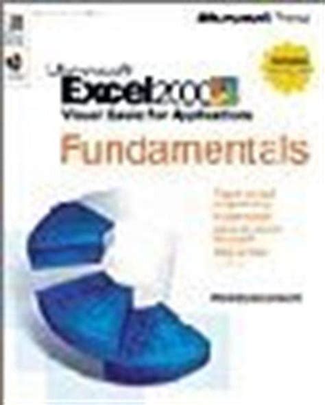 Microsoft Excel 2000visual Basic For Applications Fundamentals