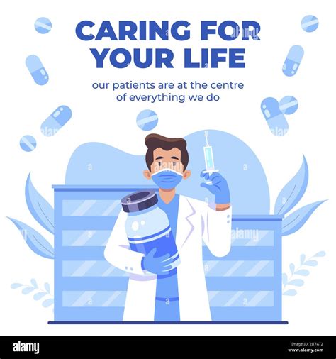 Hand Drawn Hospital Post Vector Illustration Stock Vector Image And Art Alamy