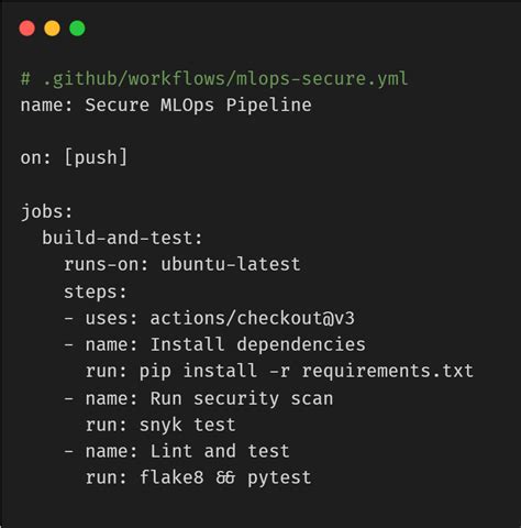 Secure Mlops And Ai Deployment