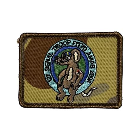 127 Signal Troop Dpdu Patch P712 Allied Militaria