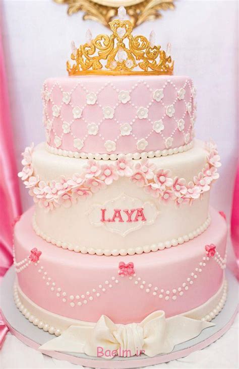 عکسهای زیبا از کیک های تولد یک سالگی دختر بسیار جالب • باعلم