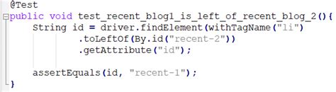 Selenium 4 Relative Locators Dilato Innovative Technology Beijing