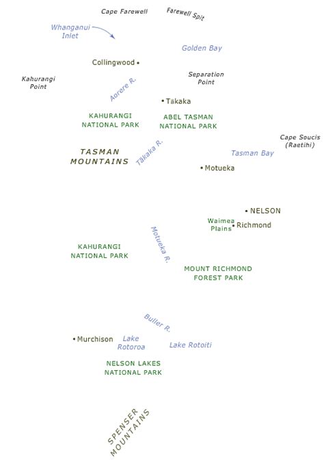 Nelson Region Nelson Region Te Ara Encyclopedia Of New Zealand