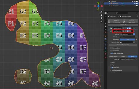 117765 Gn The Result Of The Raycast Node Is Different From The Data Transfer Modifier With