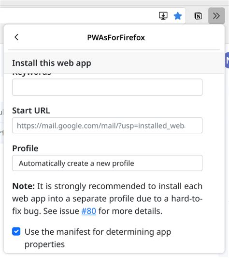 Extension Menu Truncated On Linux With Display Scaling · Issue 230 · Filips123pwasforfirefox