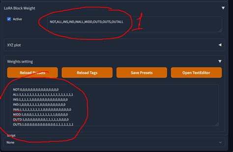 Setting Weights Does Not Appear To Work With Api · Issue 16 · Hako Mikansd Webui Lora Block