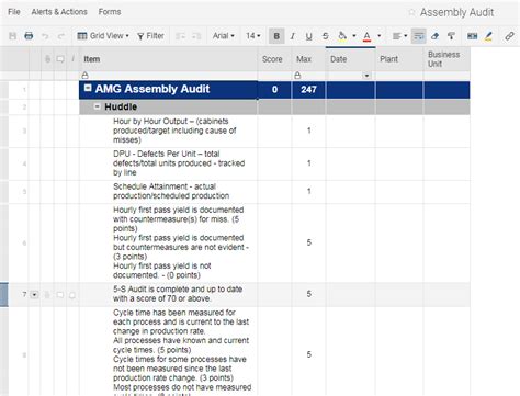 Managing Multiple Audit Sheets Smartsheet Community