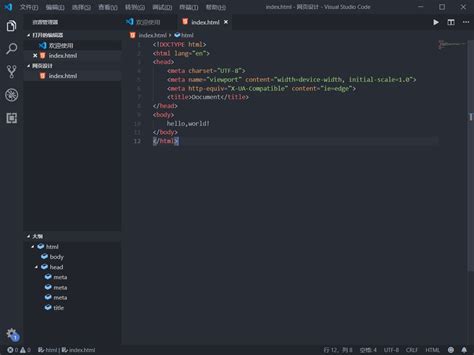 用vscode写网页 基础安装篇 meng的博客