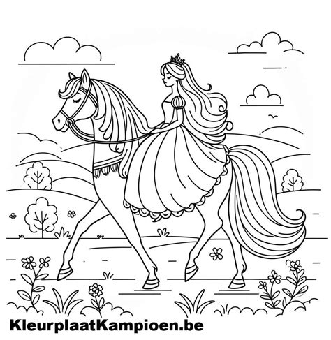 Knappe Prins Kleurplaten Prinsen Makser Kleurplaat Gratis