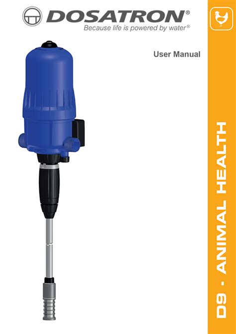 Dosatron Liquid Dispenser D9 Al 0 2 2 Vf Dosatron