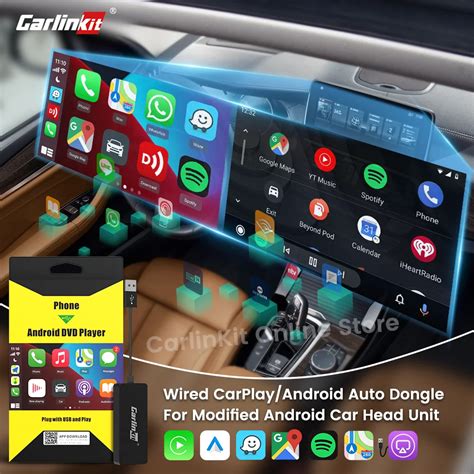 Carlinkit Carplay Android Auto Dongle Screen Mirroring Adpter For