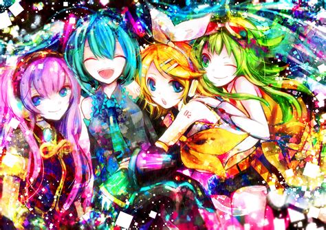 Hatsune Miku And Friends Wallpaper