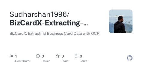 GitHub Sudharshan BizCardX Extracting Business Card Data With OCR BizCardX Extracting