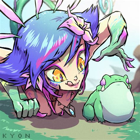 Neeko By Kyonart01 Рисунки Лига легенд Лига