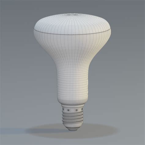 3d Model Led Bulged Reflector Bulb Vr Ar Low Poly Cgtrader