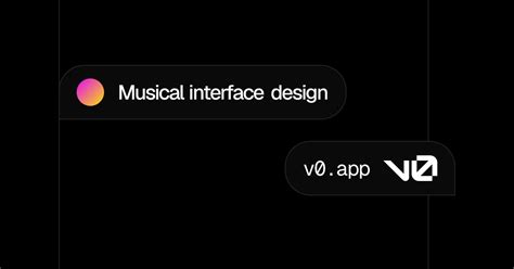 Musical Interface Design V0 By Vercel