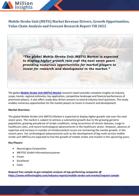 Ppt Mobile Stroke Unit Mstu Market Powerpoint Presentation Free Download Id 10900972