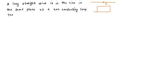 Solved Acircular Loop Of Wire Is Near Long Straight Wire As Shown