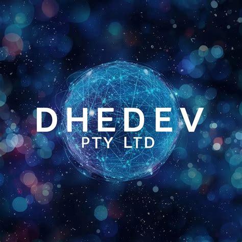 Logo Design For Dhedev Pty Ltd Futuristic Typography With Science And Coding Elements Ai Logo