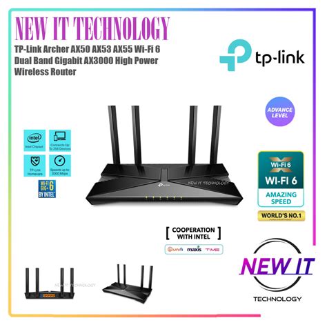 Tp Link Archer Ax Ax Ax Wi Fi Router Dual Band Gigabit Ax High Power Wireless Router