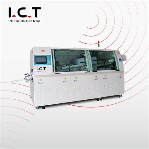 I C T Dip Led Wave Solder Machine Pcb Soldering Robot Small Wave