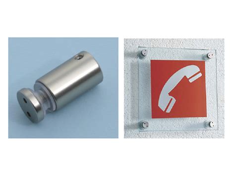 Bottone Supporto Per Pannelli Diametro 16 Mm Lunghezza 25 Mm Spessore